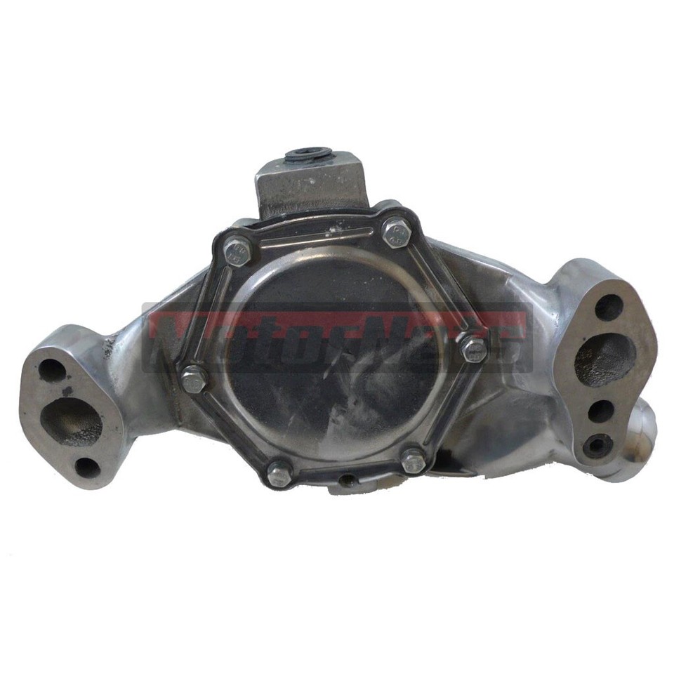 Small Block Chevy SBC 283 350 High Volume Short Polished Aluminum Water ...