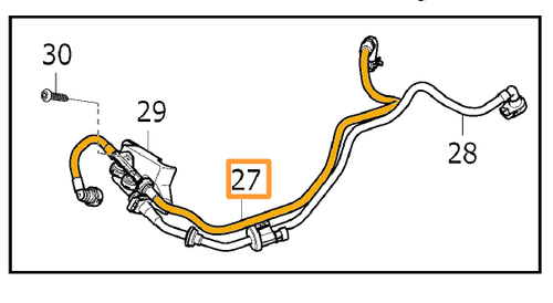 New Genuine Volvo Evap Emissions Pipe Fits S60 S90 V60 V90 XC60 XC90 ...