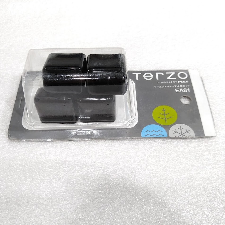 TERZO ROOF RACK SQUARE BAR END CAP SET EA81 | eBay