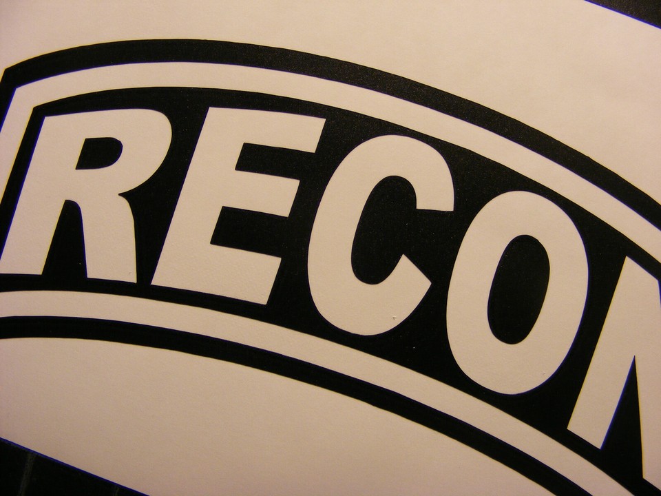 US Army Recon Tab Sticker Vinyl Decal | eBay