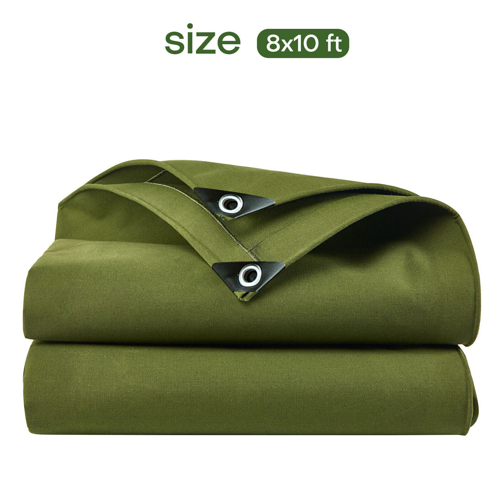 Heavy Duty Waterproof Canvas Tarp 16 Oz Cotton Canvas Tarpaulin Cover ...
