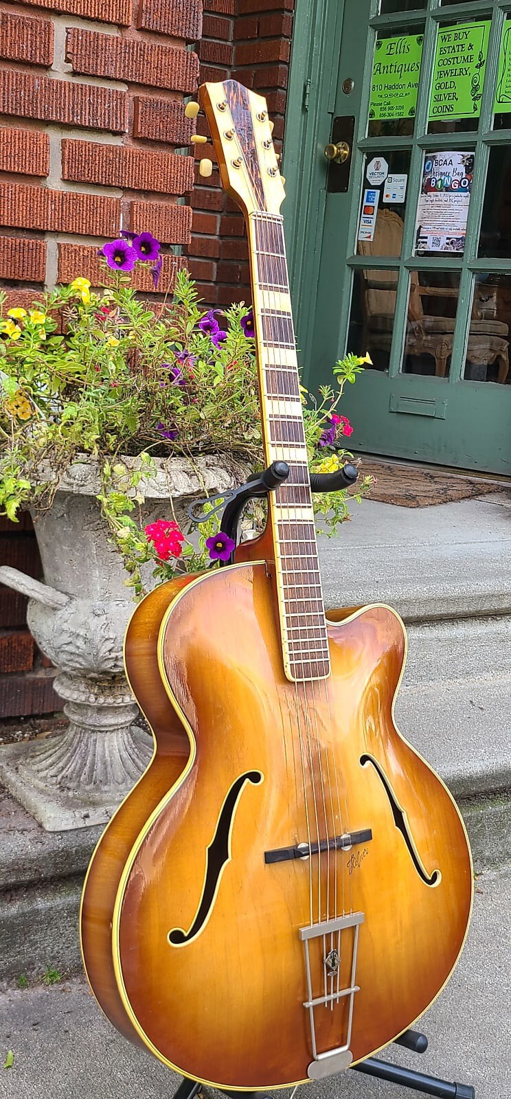 Vintage Hofner Model 457 1950’s Archtop Venitian Cutaway Acoustic ...