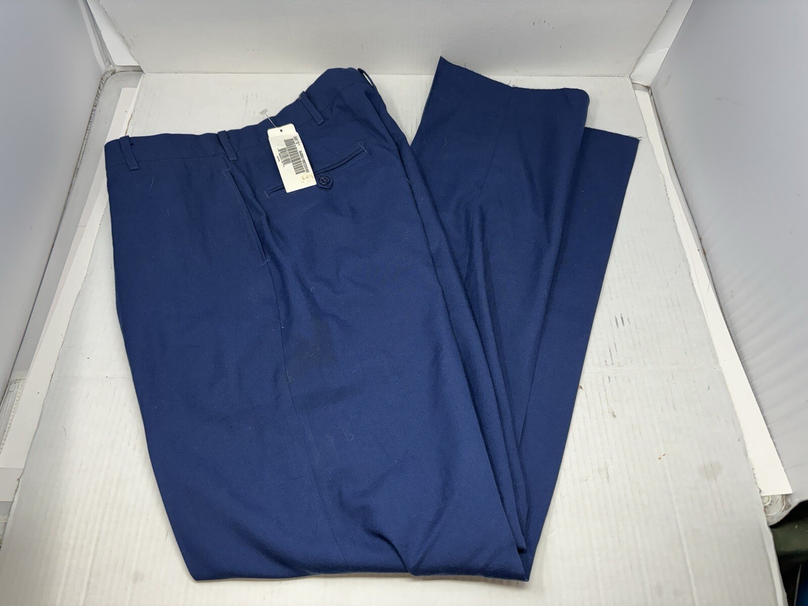 NEW NWT Mens 34R US ARMY Blue Dress ASU Pants Poly/Wool 8405-01-552 ...