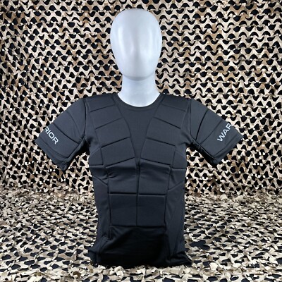 NEW Warrior Shield Paintball Chest Protector - Black - Large/X-Large | eBay