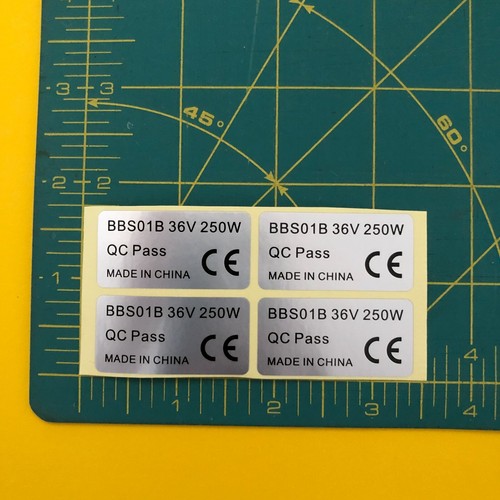 4 stickers label Bafang 36V BBS01B 250w Mid Drive Motor Kit eBike ...