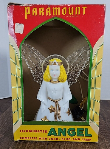 Paramount Illuminated Angel Christmas Tree Topper Original Box Hard ...