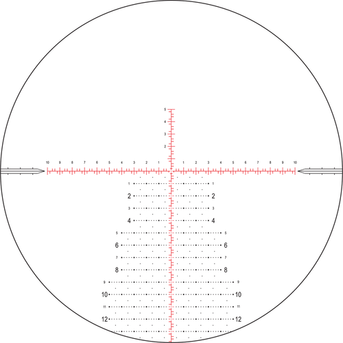 NIGHTFORCE SHV 4-14X50MM F1 SCOPE- MIL XT RETICLE- ILLUMINATED- (C694 ...
