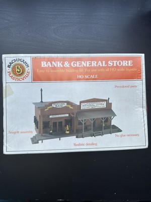 Bachmann HO Scale Old West Building General Store & Territorial Bank ...