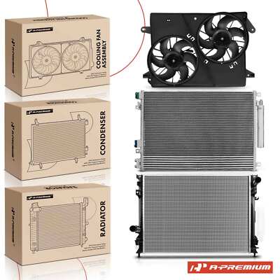 Radiator & AC Condenser & Cooling Fan Kits for Chrysler 300 Dodge ...