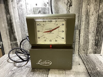 Time Clocks - Vintage Lathem Time Clock
