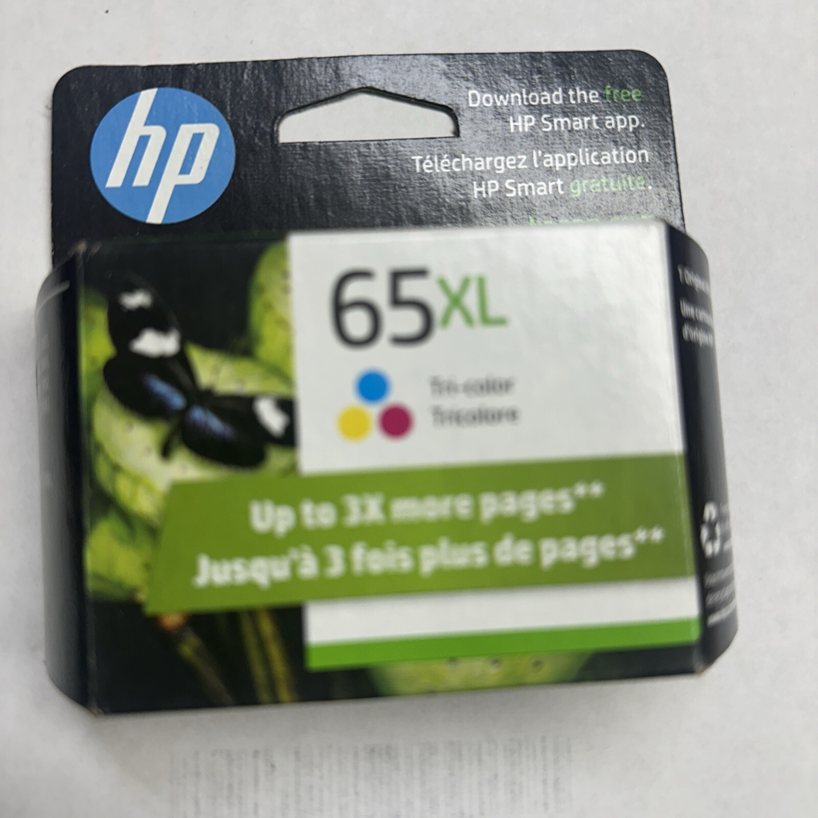 HP 65XL (N9K03AN) Tri-Color Ink Cartridge for sale online | eBay