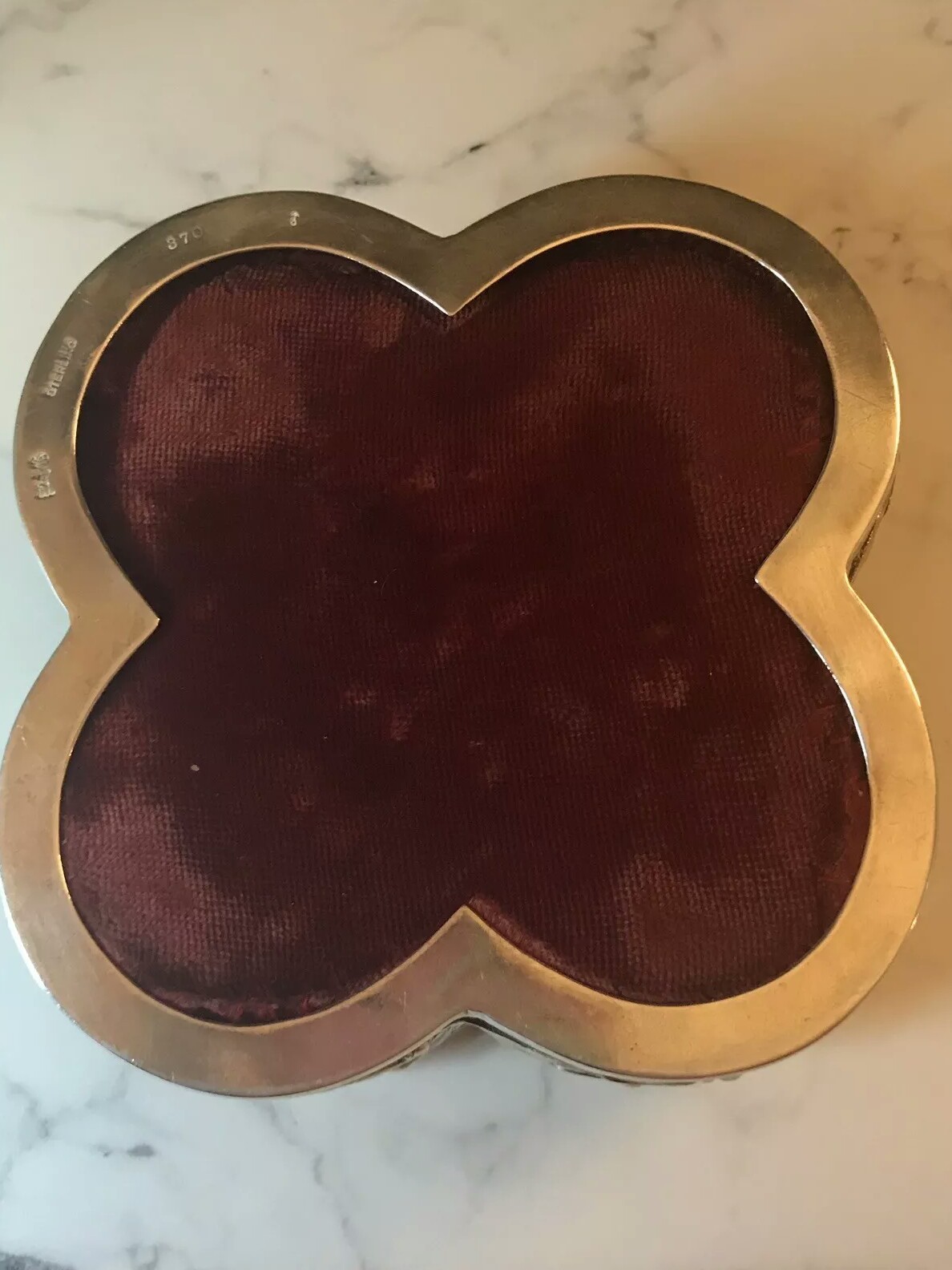 ANTIQUE VICTORIAN STERLING SILVER GORHAM 19THC LARGE PIN CUSHION RARE 4 ...