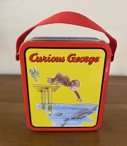 Curious George Vintage Mini Tin Lunch Box RARE | eBay