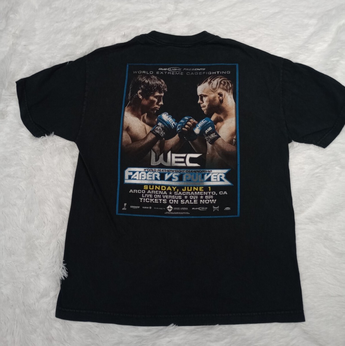 world extreme cagefighting Faber Vs Pulver Shirt Wec … - Gem
