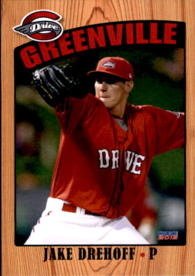 2015 Greenville Drive Choice #7 Jake Drehoff Prairie Grove Arkansas AR ...