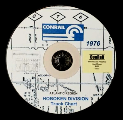 Conrail 1976 Atlantic Region Hobeken Division Track Chart PDF pages on ...