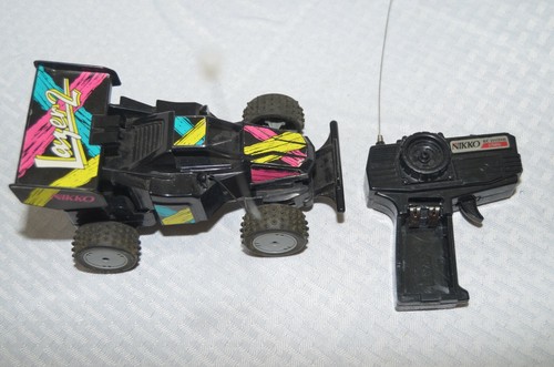 Vintage 90s Nikko Laser 2 RC Remote Controlled Off Road Race Car Neon ...