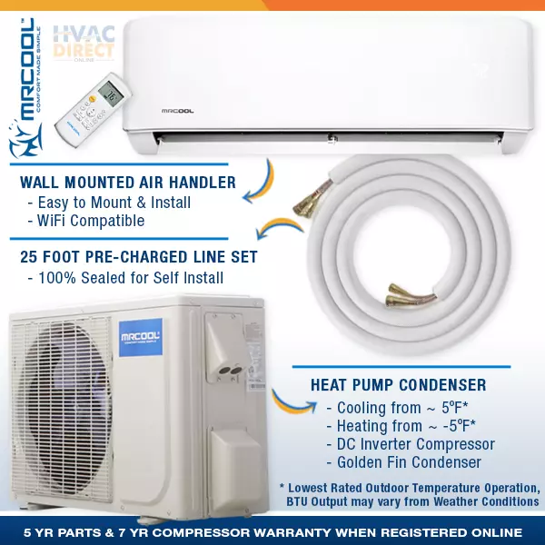 Mrcool Diy Mini Split 18 000 Btu Multi Zone Ceiling 44 Off
