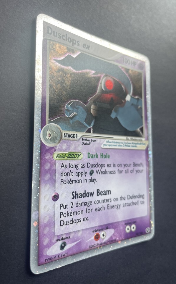 Pokemon Card EX Emerald: DUSCLOPS EX 94/106 ULTRA RARE - LP | eBay