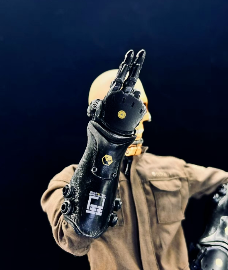 1:6 Scale Soldier Black Robotic Arm&arm Cover Model for 12'' Male ...