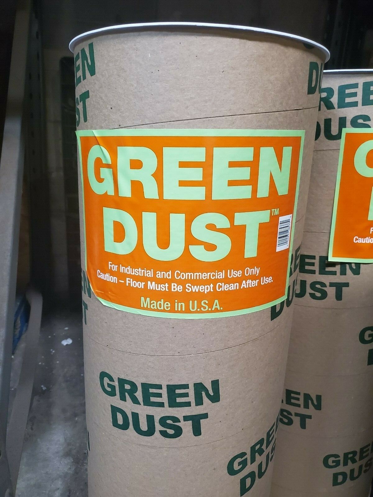 GREEN DUST SWEEPING COMPOUND 70 LB DRUM TOP GRADE COMPOUND 1 DRUM | eBay