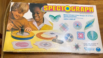 Vintage 1977 Kenner SPECTOGRAPH Set With Instructions & Pad Of Paper ...