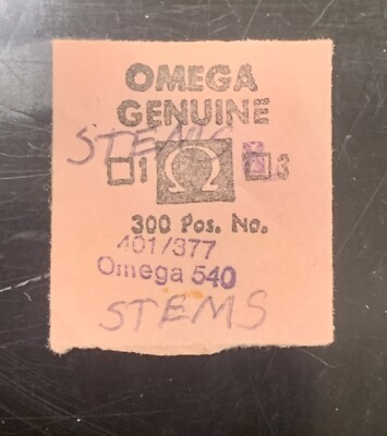 Genuine NOS Omega Winding Stem For Cal. 540 Part 1106 Vintage Swiss 401 ...