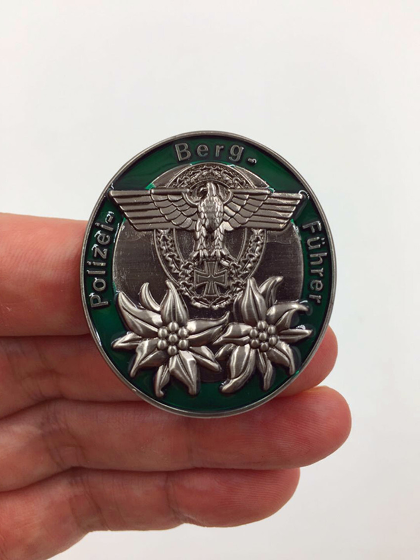 German WW2 Military Eagle Edelweiss Badge | eBay