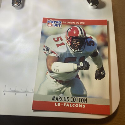 1990 Marcus Cotton Atlanta Falcons #33 NFL Pro Set | eBay