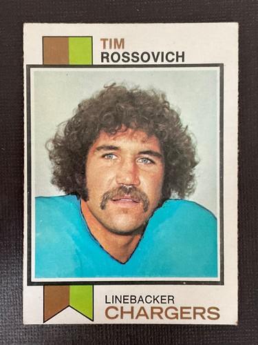 Tim Rossovich 1973 Topps Football Card #403 - San Diego Chargers ...