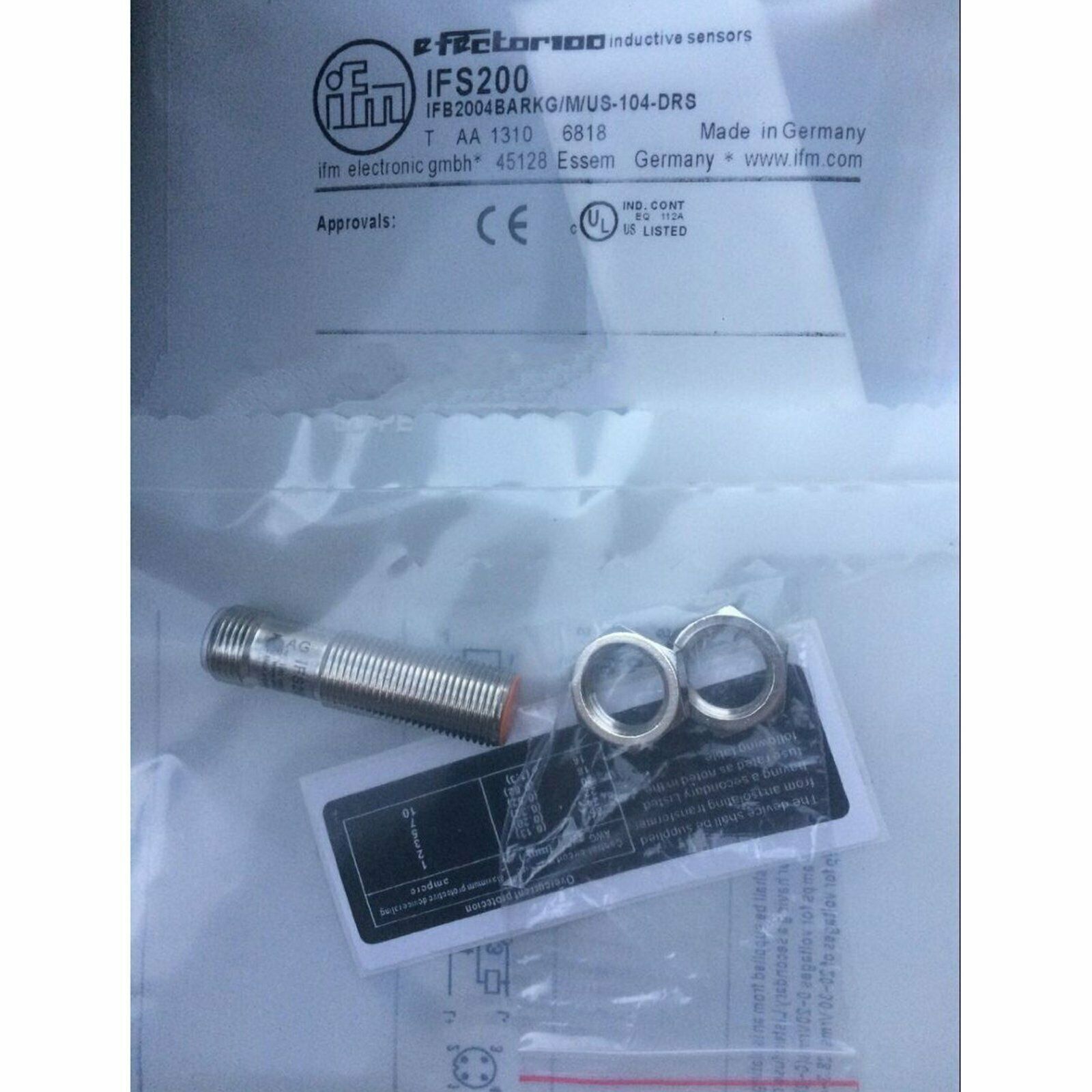 1PCS IFS200 New For IFM Inductive Cylindrical Proximity Sensor Free ...