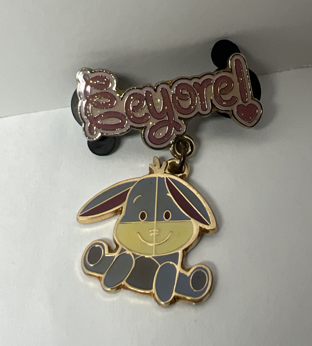 Disney Parks Pin Trading 2006 - Baby EEYORE PIN - Hanging Pendant | eBay