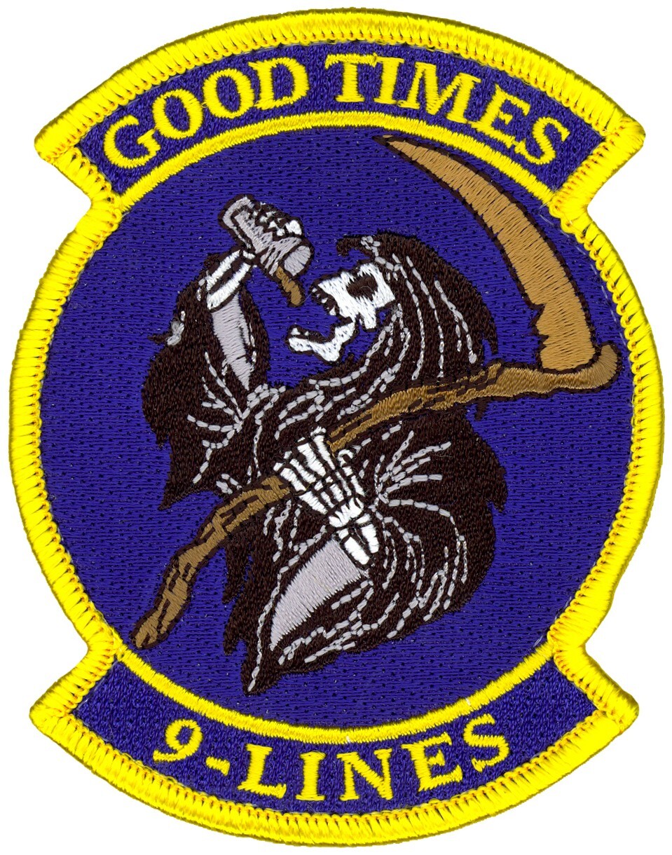 USAF 103d ATTACK SQUADRON PATCH - GOOD TIMES 9-LINES | eBay