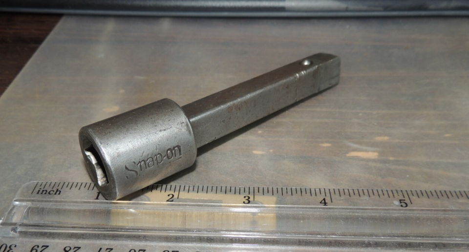 4-1/2" VTG Snap-On Early Socket EXTENSION 1/2” Drive, CIRCA 1920-6, NO ...