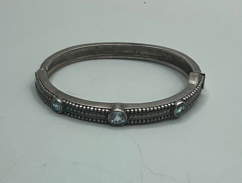JUDITH JACK STERLING BLUE TOPAZ MARCASITE BRACELET | eBay