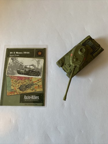 Axis & Allies IS-2 Model 1944 with card 19/60 | eBay