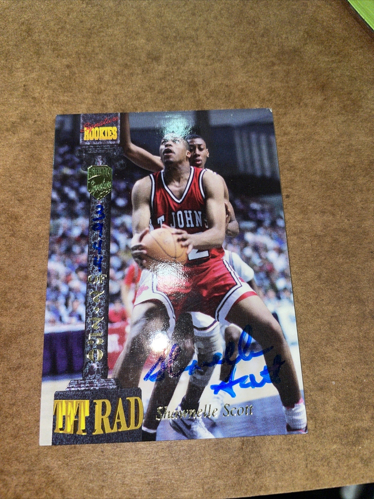 SHAWNELLE SCOTT ROOKIE HAND SIGNED Auto,( See Description) Not Mint ...