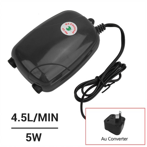 Oxygen Air Pump Aqua Fish Tank Aquarium Pond Bubble Disk Stone Aerator ...