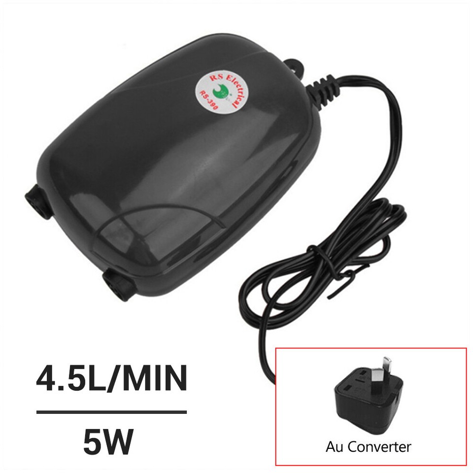 Oxygen Air Pump Aqua Fish Tank Aquarium Pond Bubble Disk Stone Aerator ...