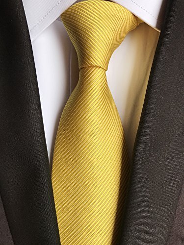 Men's Solid Color Ties Fine Stripe Smooth Graduation Formal One Size ...