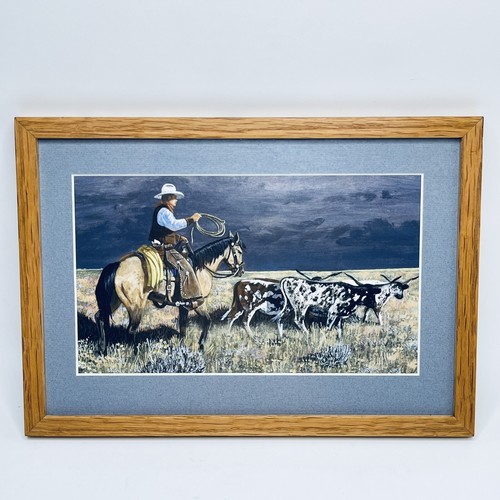 Fred Deaver Art Print Framed Headin Fer Baxter Springs 28.7 x 20.3 cm ...