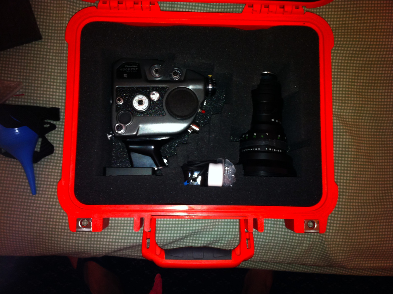 Beaulieu 4008 ZM II 24fps Sync 16x9 Gate Super 8 camera + Schneider 1.8 ...