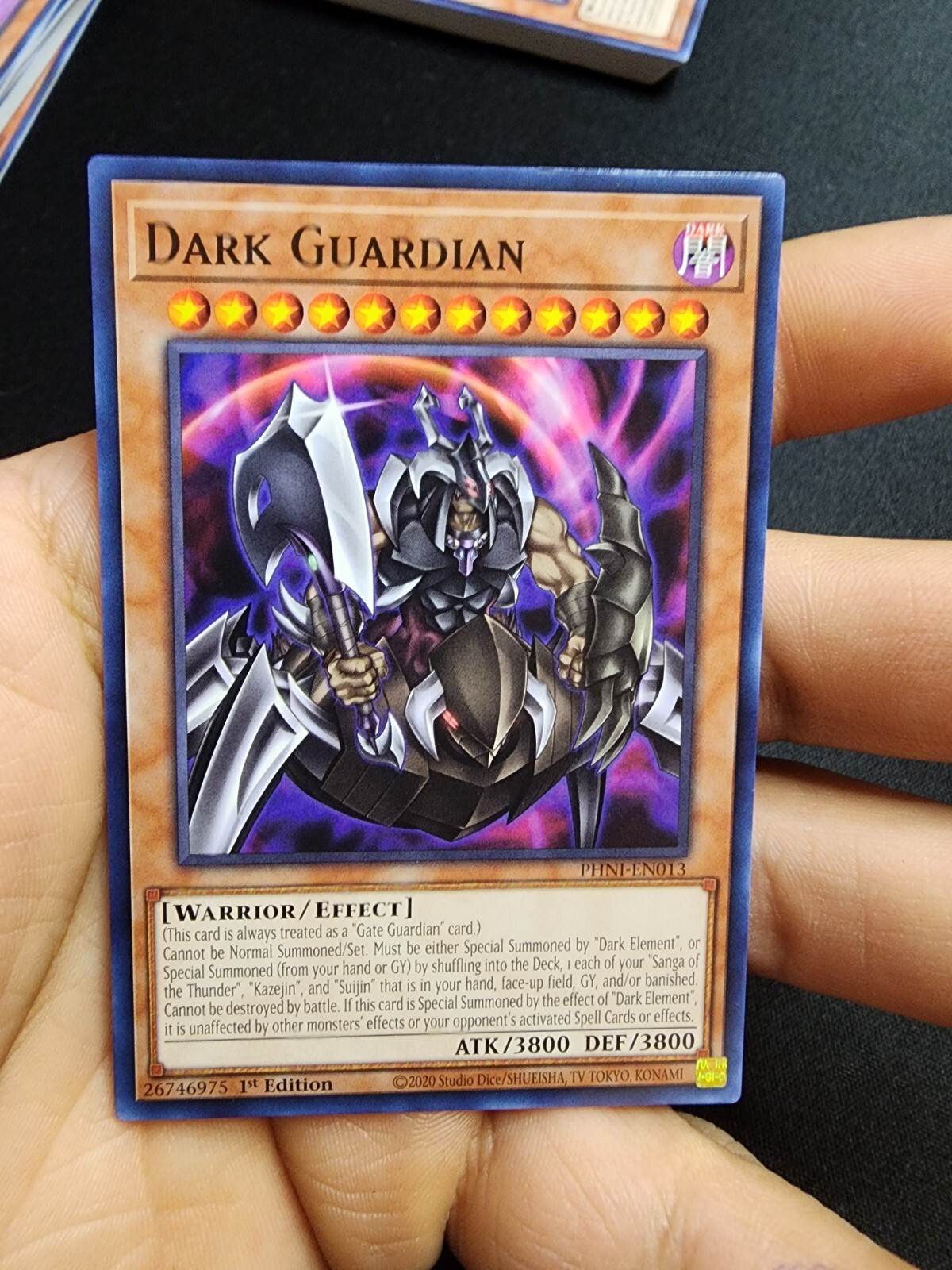 Yugioh! 3x Dark Guardian-*Common*- PHNI-EN013- 1st Ed-(NM/VLP) | eBay