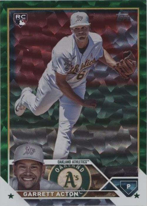 2023 Topps Update Series - Garrett Acton #US192 Green Foil /499 (RC ...