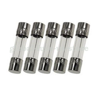 5x BUSSMANN GMA 5A 125V Fast Blow (Quick Acting) GLASS Fuses, 5x20mm ...