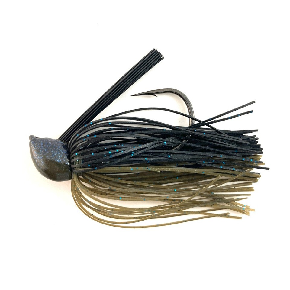 3-Pack Hand-Tied 1/2-oz. Okeechobee 420 Recessed Flat-Eye Flipping Jigs ...