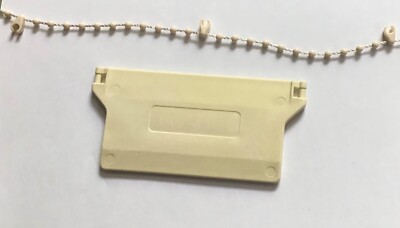 Cream/Beige Vertical Blind Weights & Bottom Stabilizing Chain 89mm ( 3. ...