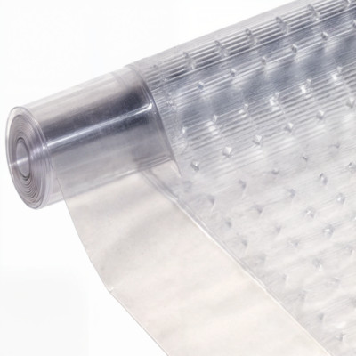 Plastic Clear Vinyl Carpet Protector Heavy Duty Runner Floor Mat Office ...
