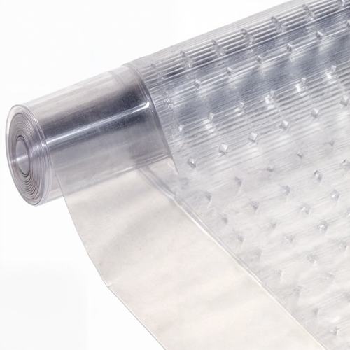 Plastic Clear Vinyl Carpet Protector Heavy Duty Runner Floor Mat Office ...