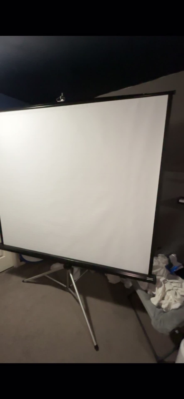 70” X 70” Vintage Da-lite Projector With Stand | eBay